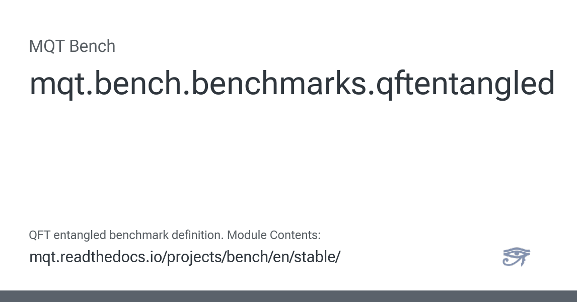 mqt.bench.benchmarks.qftentangled - MQT Bench 2.2.2 documentation