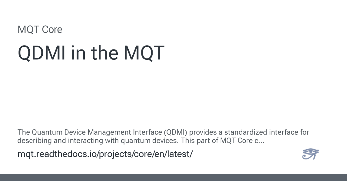 QDMI in the MQT - MQT Core 3.3.4.dev1049 documentation