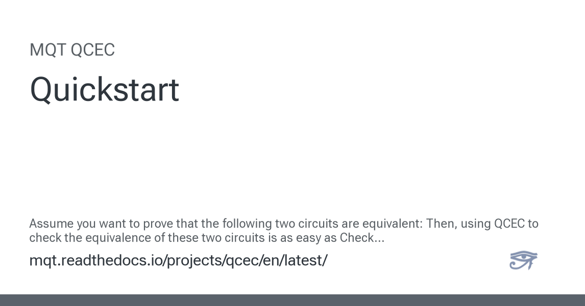 Quickstart - MQT QCEC 3.6.2.dev10 documentation
