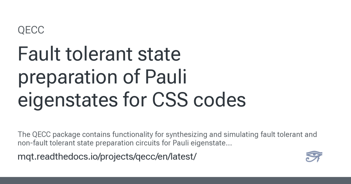 Fault tolerant state preparation of Pauli eigenstates for CSS codes ...
