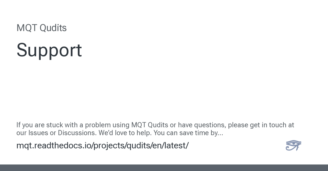 Support - MQT Qudits 0.4.1.dev142 documentation